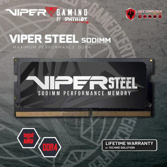 RAM LAPTOP Patriot Viper Steel Series DDR4 8GB (1 x 8GB) 3200MHz CL18 ...
