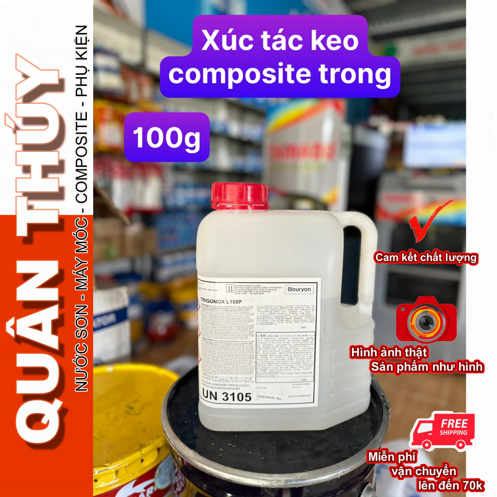 XÚC TÁC COMPOSITE, POLY TRONG, KEO GIẢ NGỌC - 100G ( ĐỘ CHẾT KEO MẠNH ...