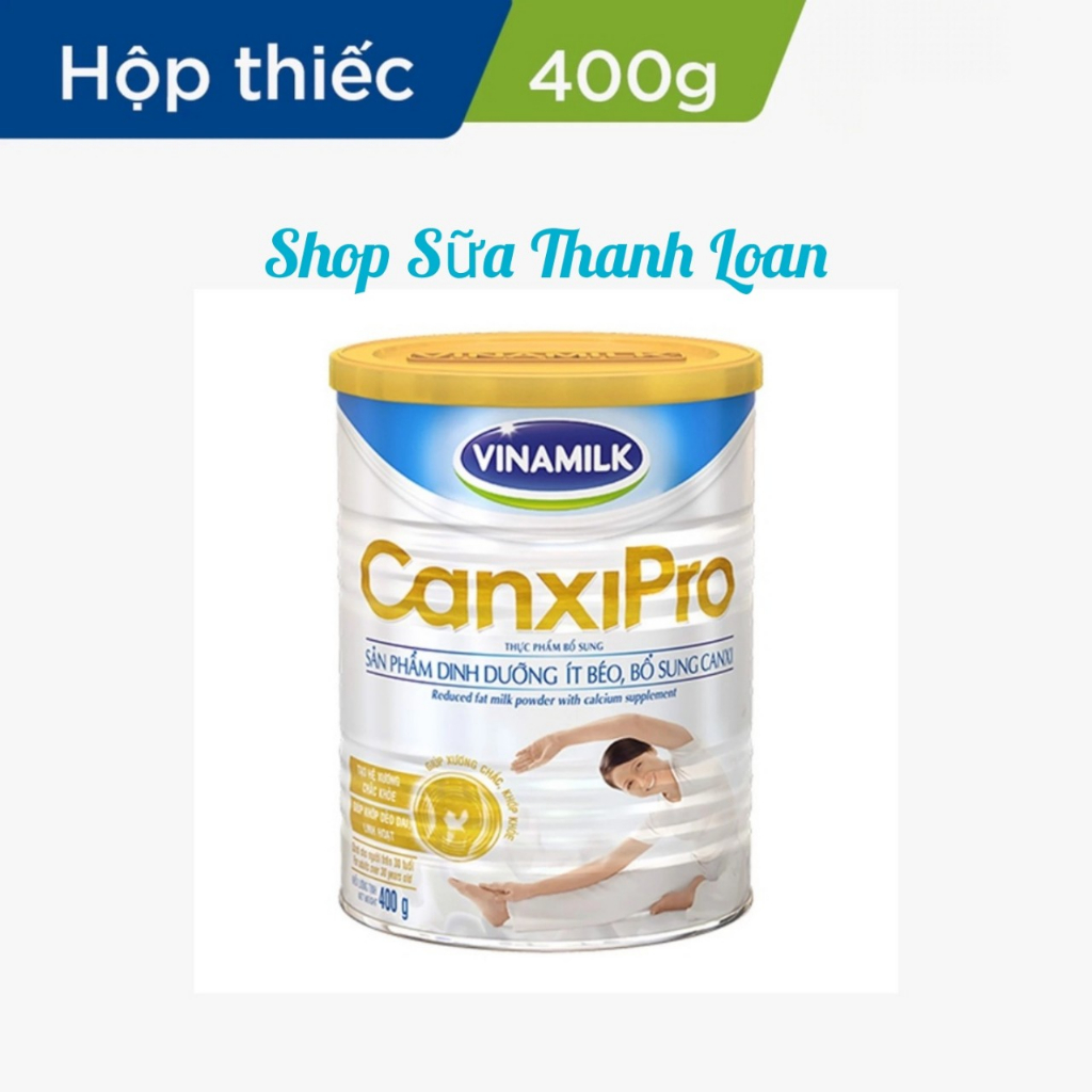 [HSD T9-2026] SỮA BỘT VINAMILK CANXI PRO HỘP 400G. | Shopee Việt Nam
