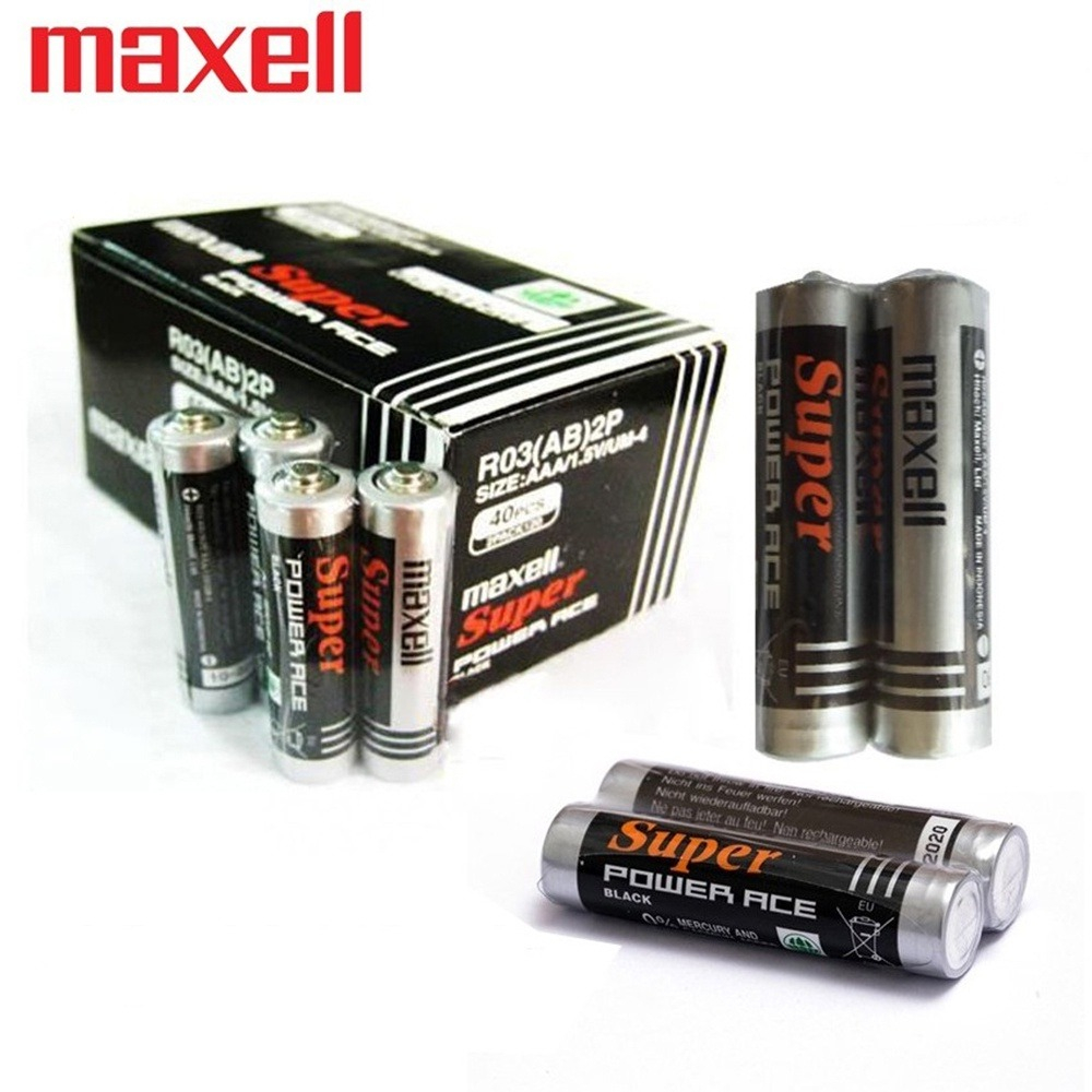 Hộp 40 viên pin đũa AAA ( 3A ) Maxell - Hàng chính hãng Maxell Super ...