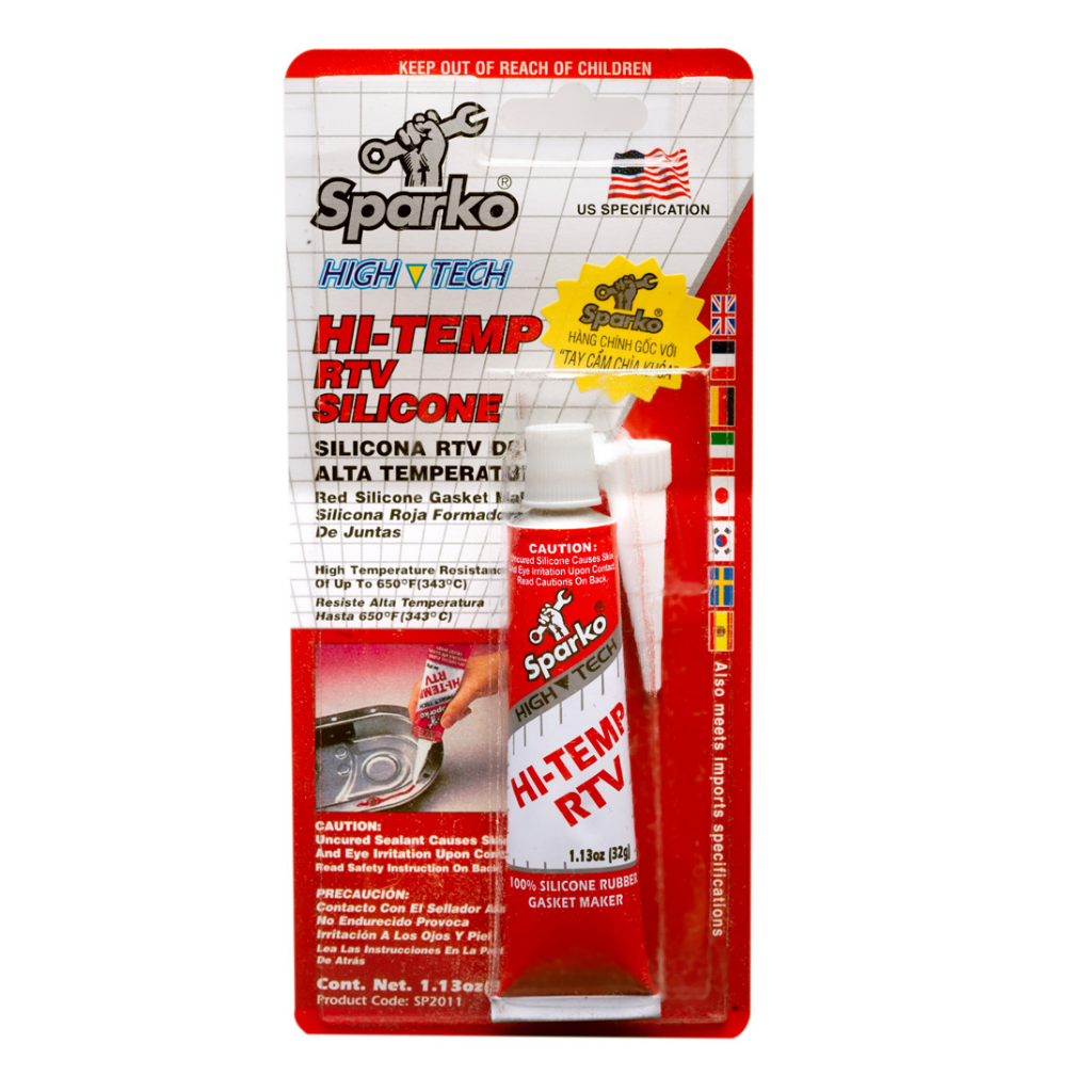 Keo Dán Ron Chịu Nhiệt Sparko 85g(-100°F đến + 650°F)-Keo Tạo Gioăng ...