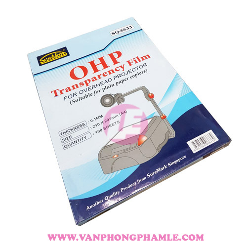 Film chiếu OHP Suremark SQ 6633 (Hộp 100 Tấm) | Shopee Việt Nam