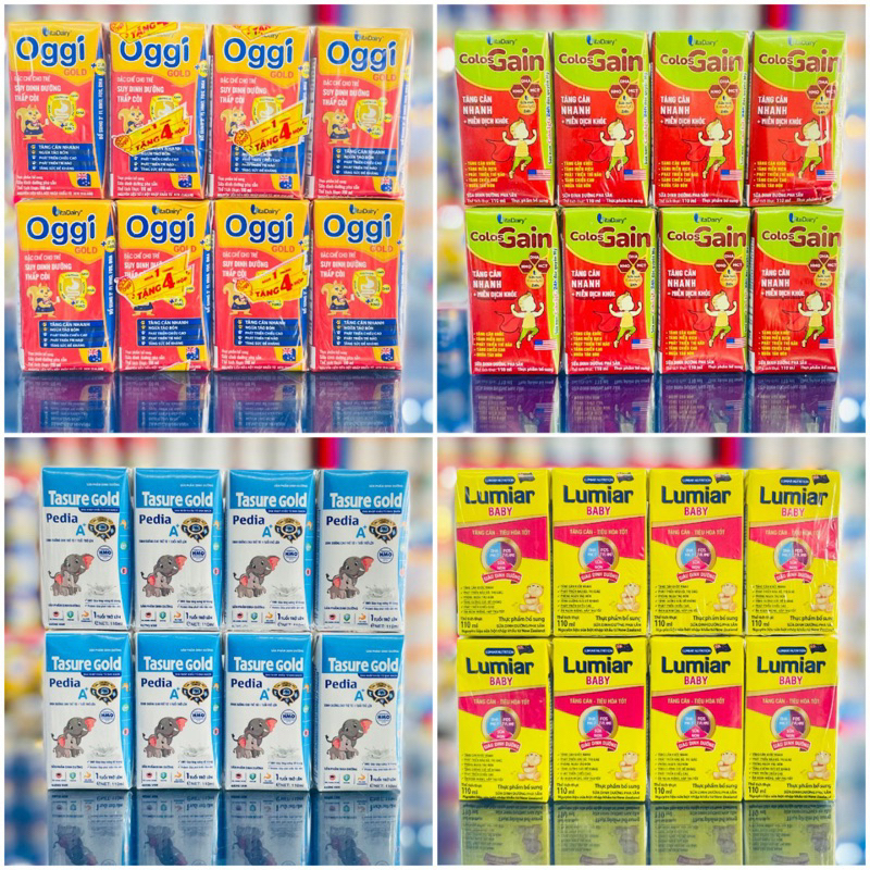 Sữa Bột Pha sẵn Oggi Gold/ColosGain/Lumiar/Tasure Gold (110ml) | Shopee ...