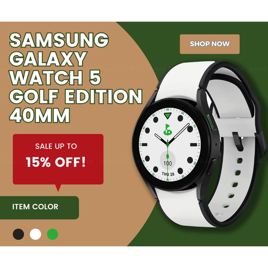 SAMSUNG GALAXY WATCH 5 GOLF EDITION 40MM | Shopee Việt Nam