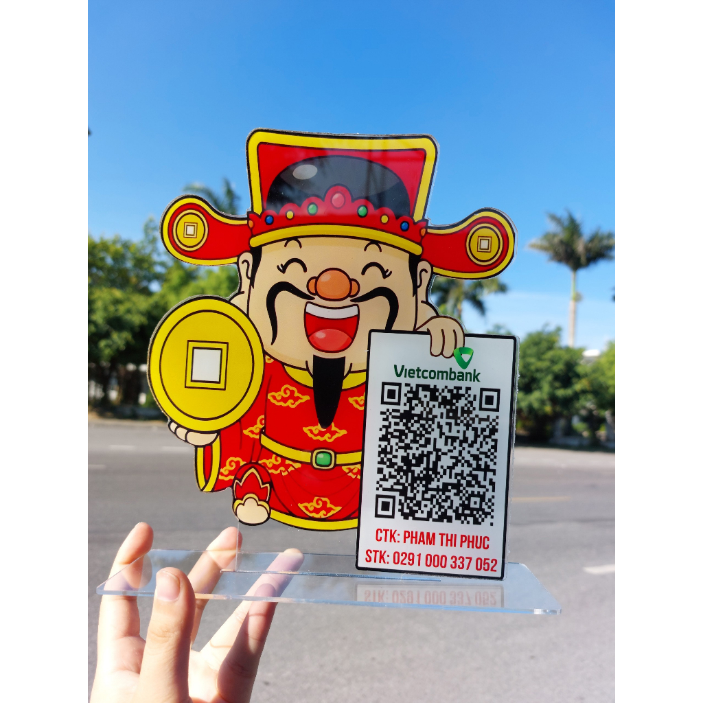 bảng mã qr code để bàn, bảng mã qr thần tài, thẻ ngân hàng, bảng qr ...