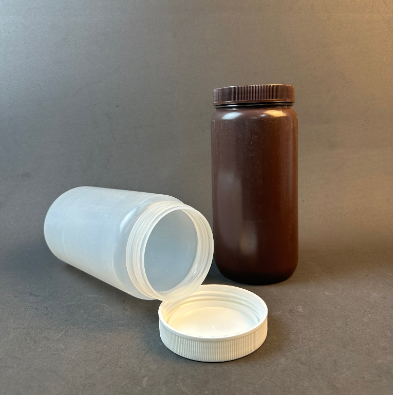 Chai, lọ nhựa nâu HDPE miệng rộng, chai, lọ nhựa trắng PP miện rộng đựng mẫu, hóa chất 2000ml ...