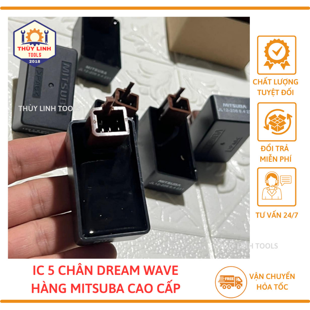 IC 5 chân xe máy Dream/Wave hàng MITSUBA cao cấp Thùy Linh Tools ...