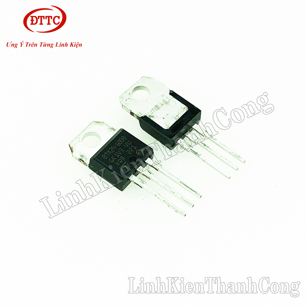 TRIAC BTA 600V BTA12-600B 12A, BTA16-600B 16A, BTA24-600B 24A, BTA41-600B 40A TO220 Chính Hãng ...