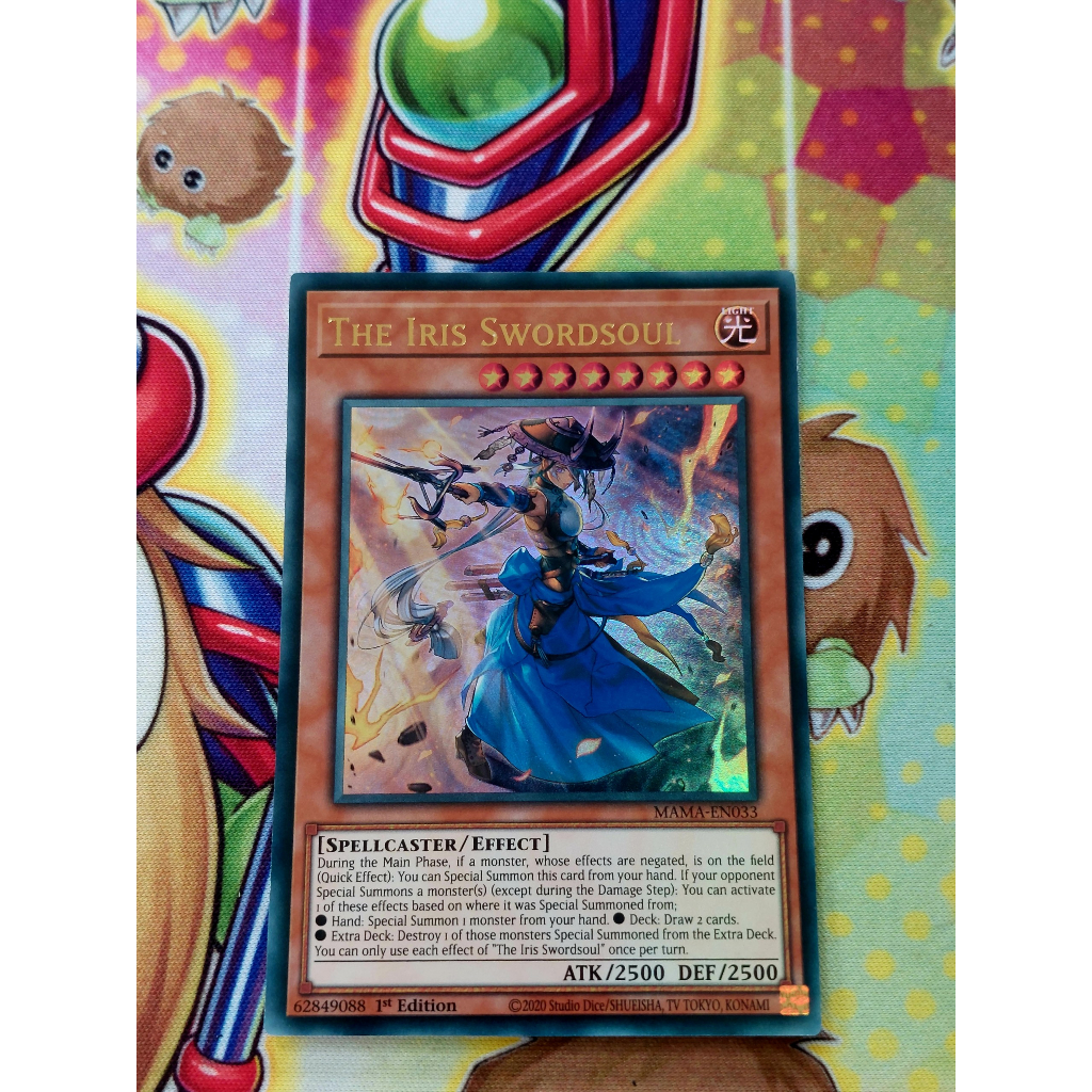 [ Đỗ Lạc Shop ] Thẻ Bài Yugioh Monster The Iris Swordsoul - MAMA-EN033 - Ultra | Shopee Việt Nam