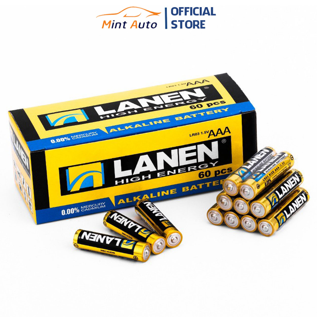 Pin AAA Lanen 1,5V Pin 3A Alkaline LR03 Dùng Cho Điều Khiển TiVi Điều ...