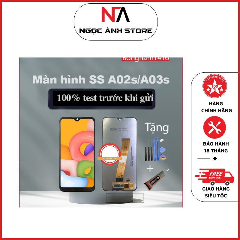 Màn Hình Samsung A02s/A03s Tặng Kèm Bộ Sửa 8 Keo Dán Trong 1 | Shopee Việt Nam