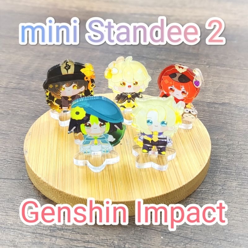 Genshin Impact mini Standee 3cm ver.2 | Shopee Việt Nam