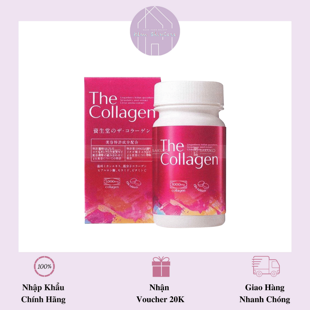 The Collagen Shiseido - Dạng Viên Nội Địa Nhật Bổ Sung Collagen Cho Da ...
