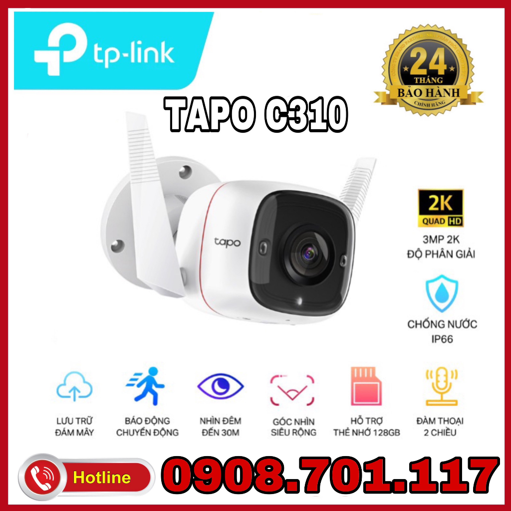 Camera IP Ngoài Trời 3MP TP-link Tapo C310 | Shopee Việt Nam