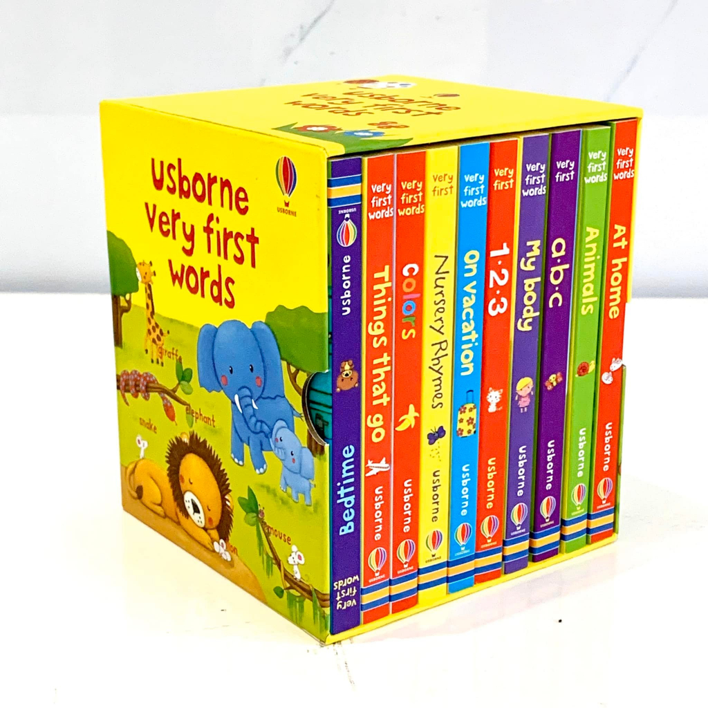 Sách - Usborne Very First Words 10 cuốn | Shopee Việt Nam