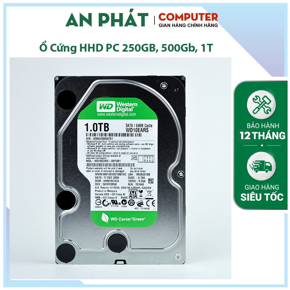 Ổ cứng HDD PC Case 500GB 1TB 2TB 3.5 inch SATA Tháo Máy Sức Khỏe 100% ...