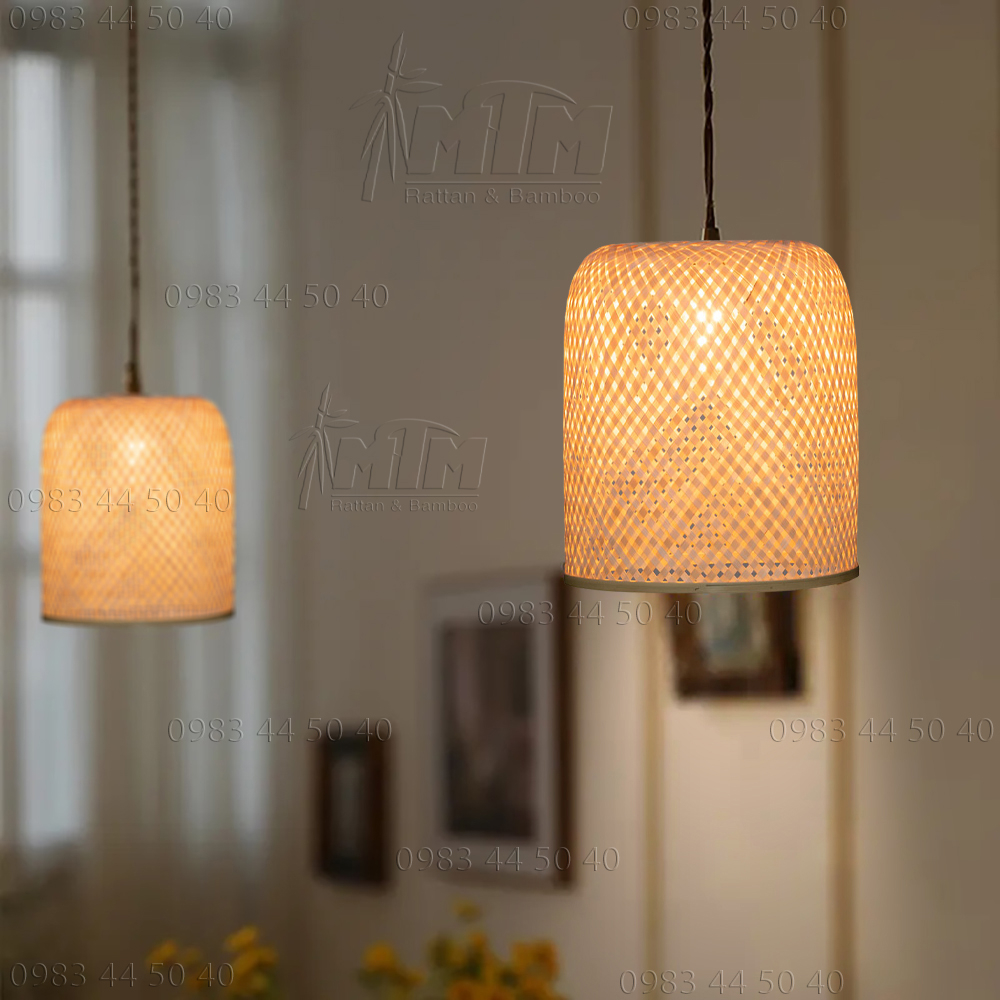 Đèn tre MTDT64 - Đèn mây tre l Đèn trang trí l Đèn treo thả | Shopee ...