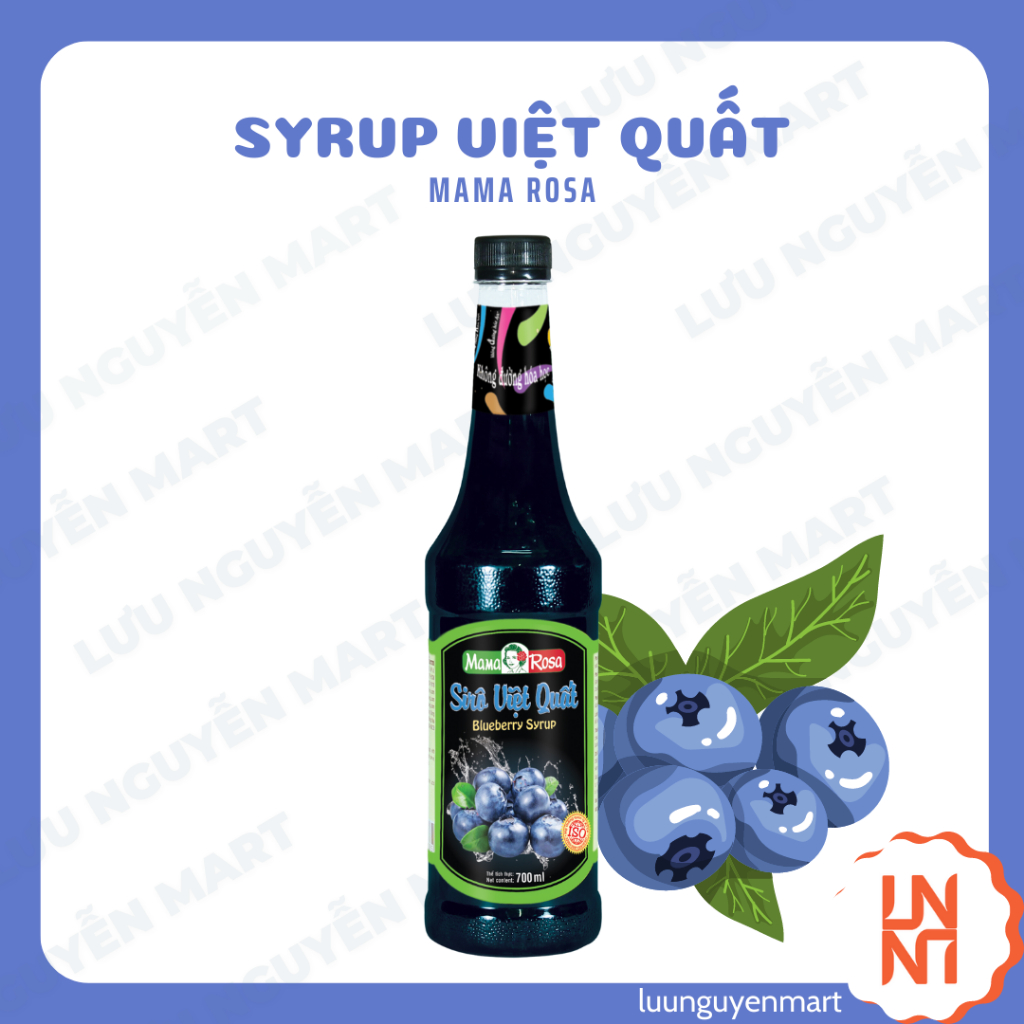Siro/ Syrup Mama Rosa Việt Quất 700ml | Shopee Việt Nam