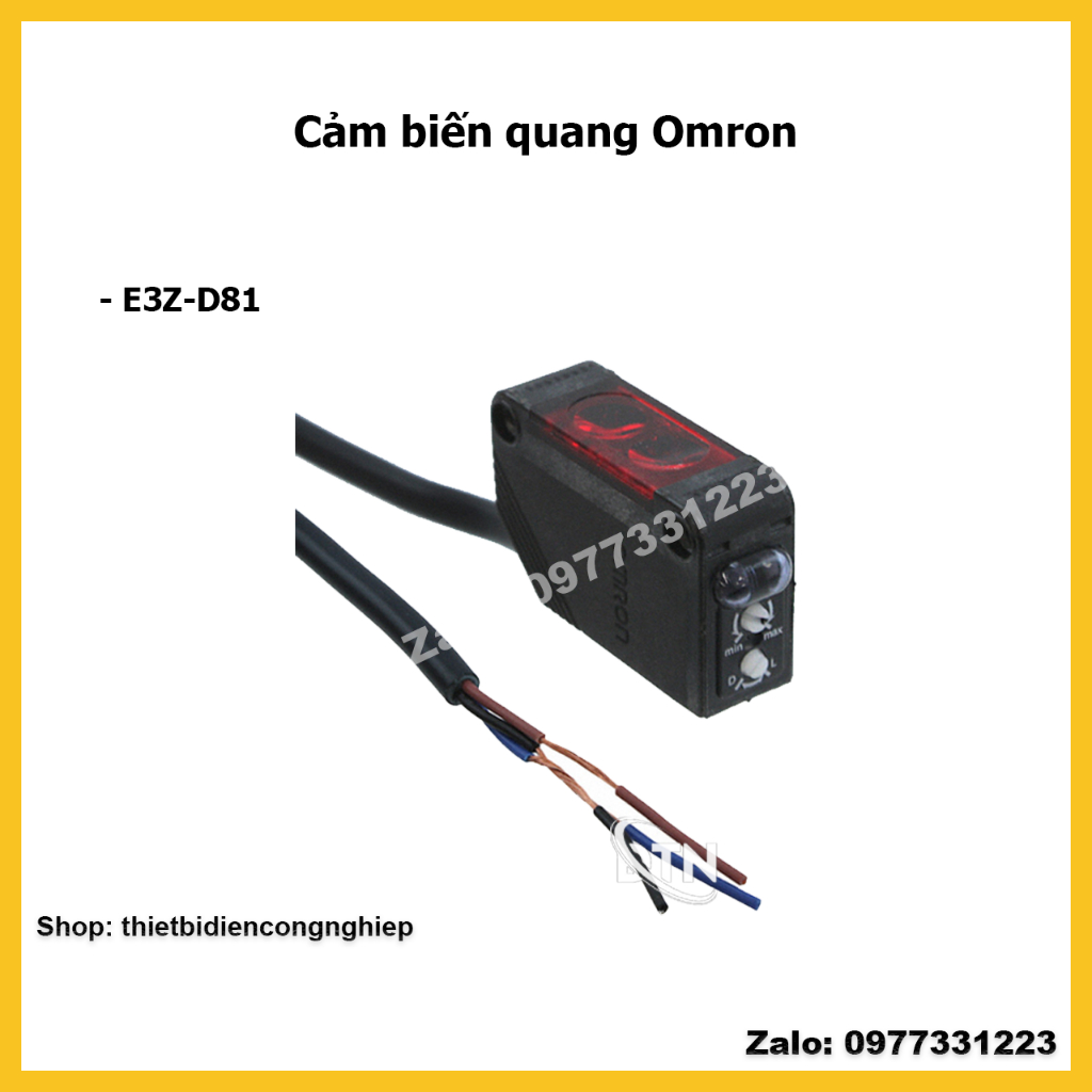 Cảm biến quang Omron E3Z-D81 PNP 2M | Shopee Việt Nam