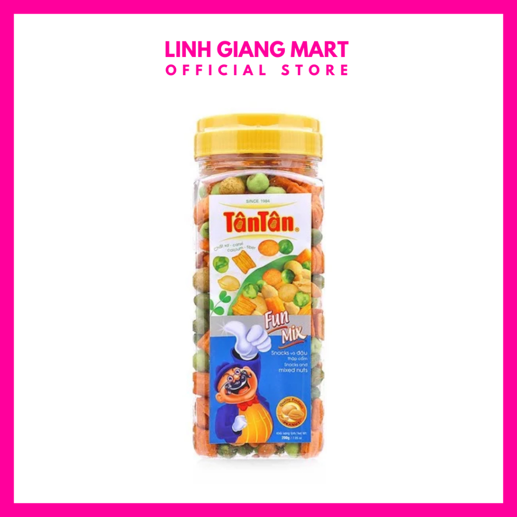 Tân Tân Fun Mix - Snack & Đậu Thập Cẩm - Hộp Nhựa 200g | Shopee Việt Nam