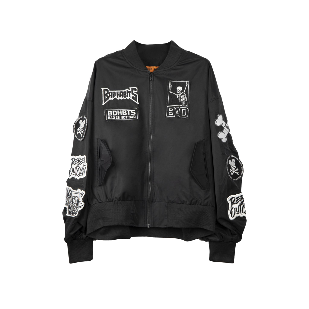 Áo Khoác Nam Nữ Bad Habits BAD D.N.A BOMBER JACKET - LOCAL BRAND CHÍNH ...