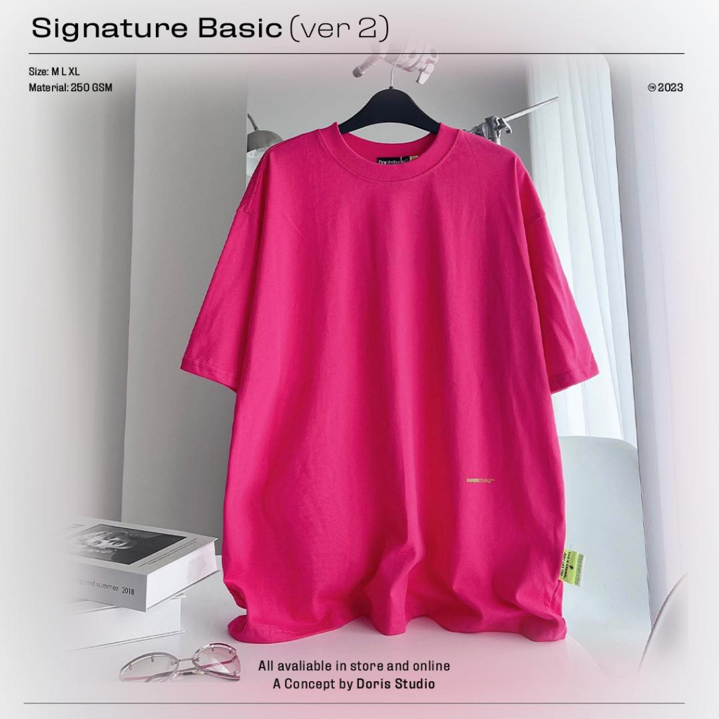 Áo Thun DORIS SIGNATURE BASIC TEE VER 2 Local Brand Unisex Premium 100% ...