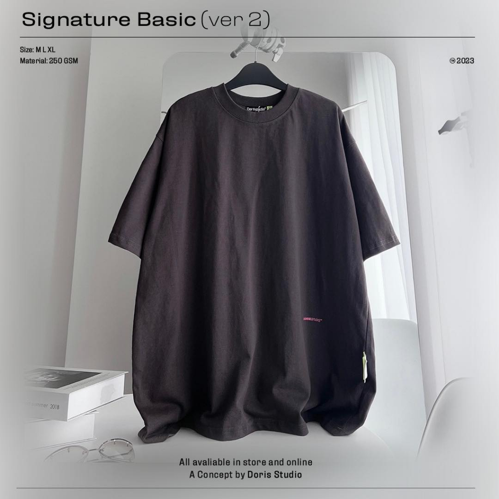 Áo Thun DORIS SIGNATURE BASIC TEE VER 2 Local Brand Unisex Premium 100% ...