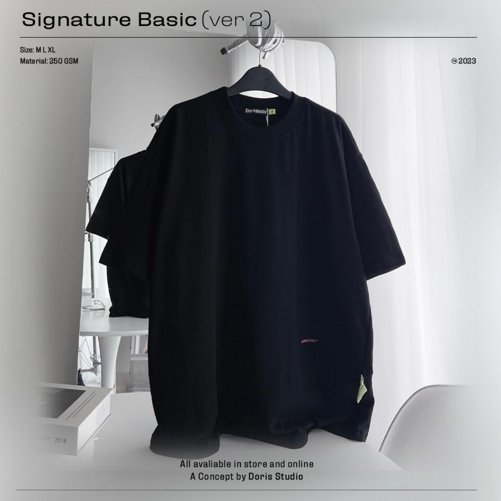Áo Thun DORIS SIGNATURE BASIC TEE VER 2 Local Brand Unisex Premium 100% ...