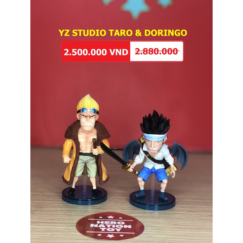 [RESIN - SALE GIÁ GỐC] Mô hình One Piece Yz Studio - Taro & Doringo | Shopee Việt Nam