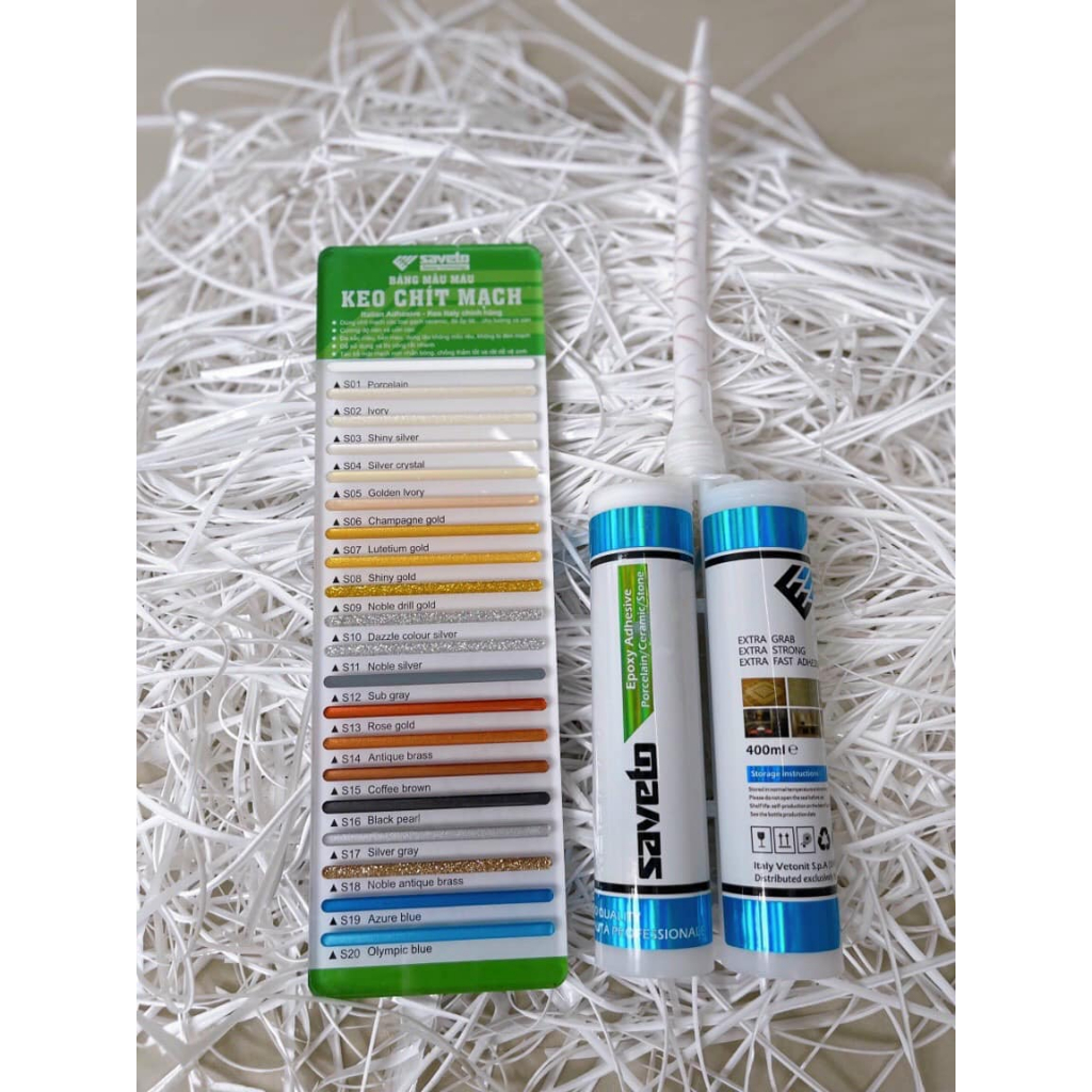Keo Chít Mạch SAVETO- Keo Chà Ron Gạch SAVETO 2 Thành Phần Chống Thấm ...