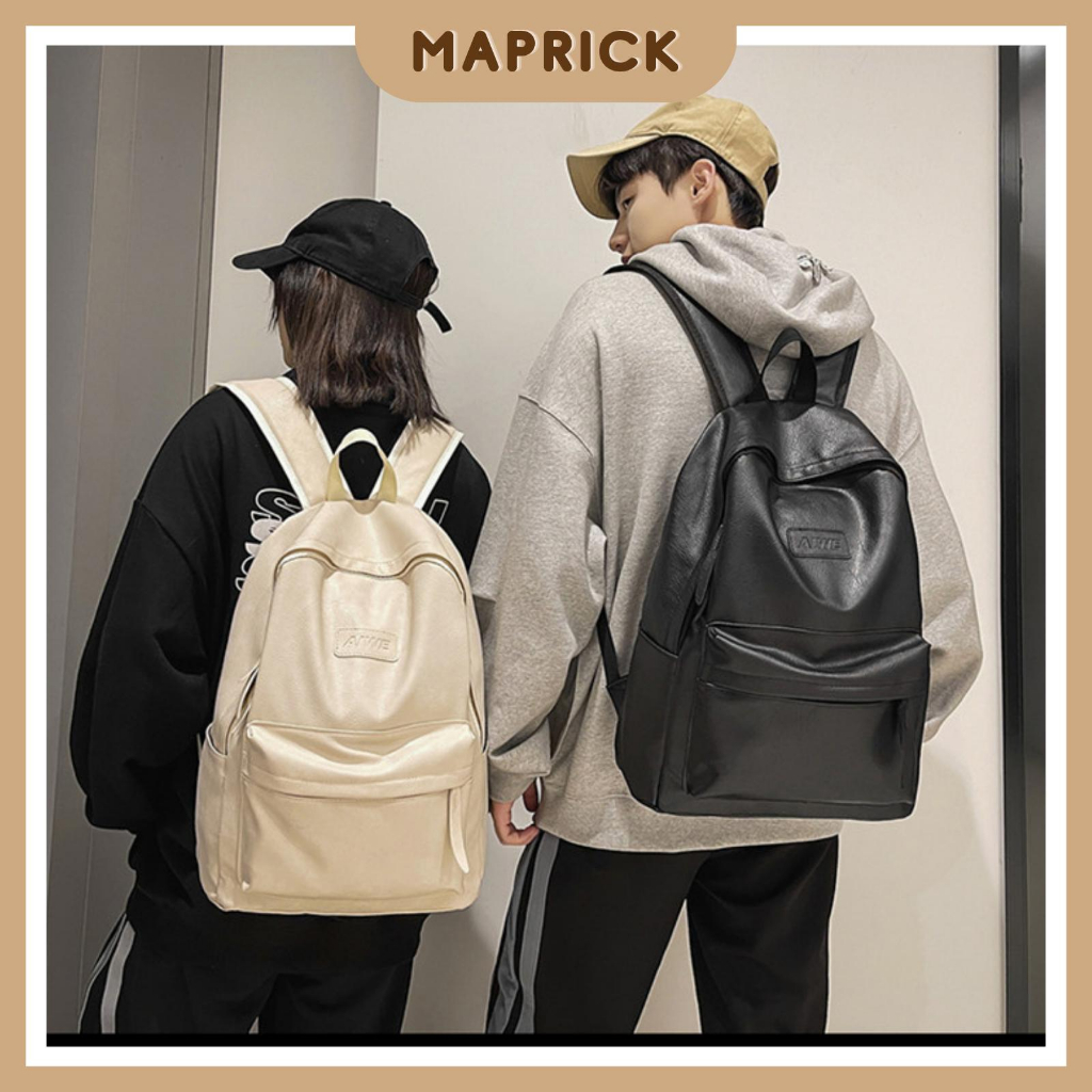 Balo da chống nước, balo đi học balo nữ, balo nam thời trang phong cách hàn quốc BL59 | Shopee ...