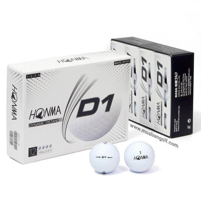 Bóng golf Honma D1 - hàng hãng nhập khẩu - bóng mới 100% - Hộp to 12 ...