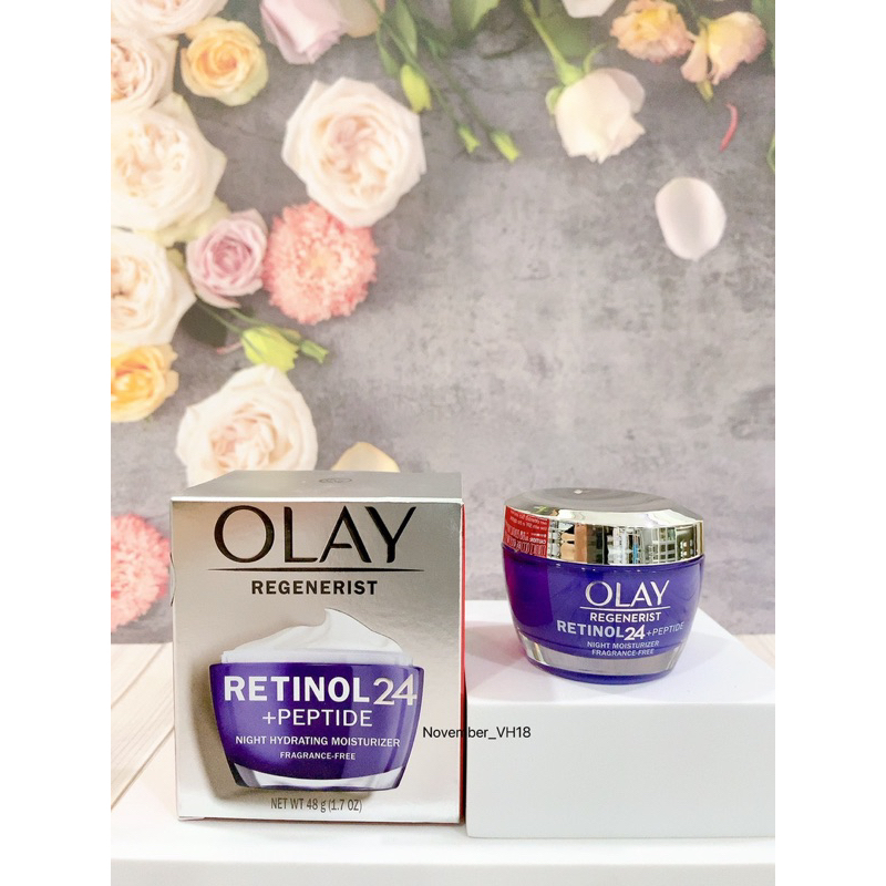 OLAY USA – Kem dưỡng ẩm sáng da ban đêm Olay Regenerist Retinol 24 ...