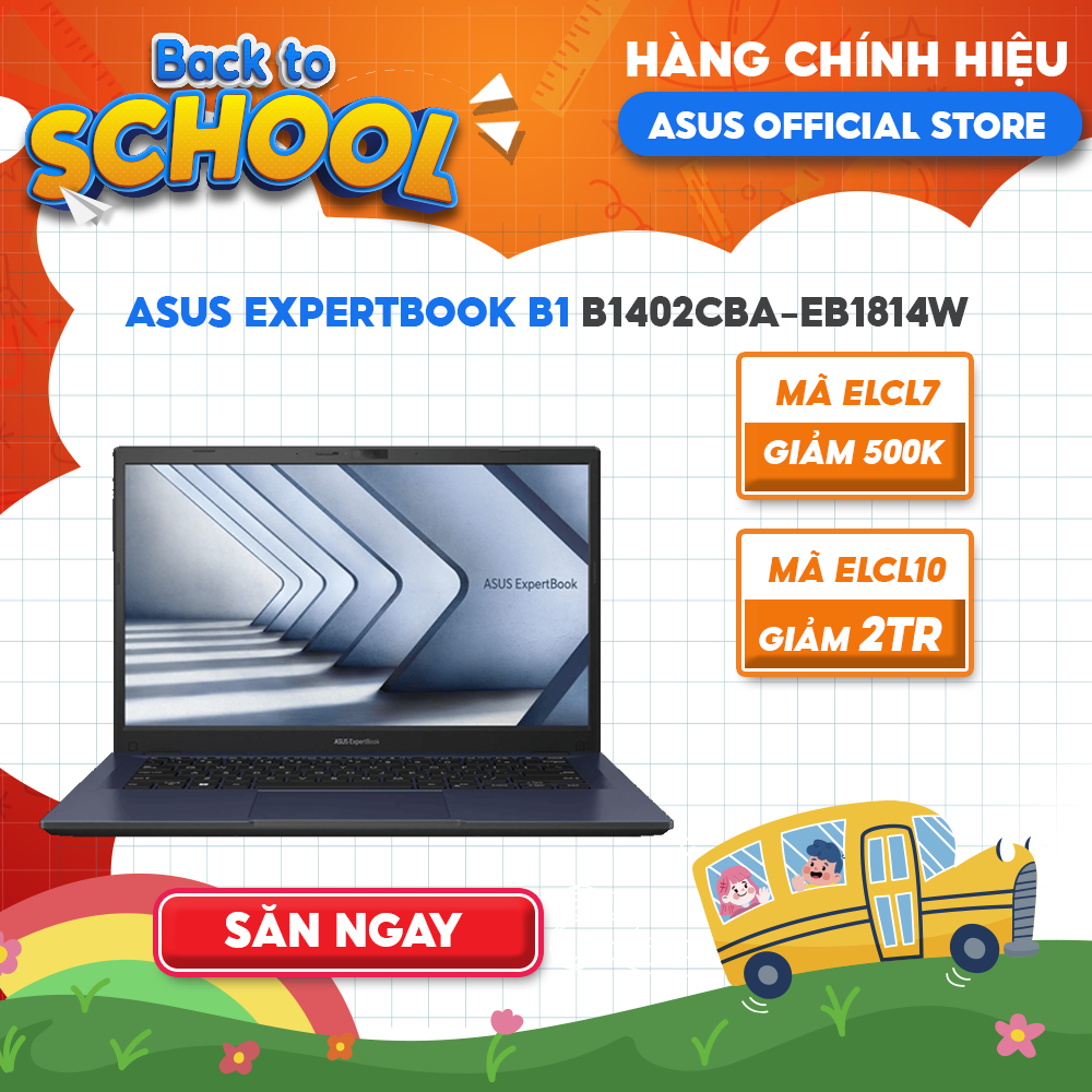 Laptop ASUS ExpertBook B1 B1402CBA-EB1814W (i3-1215U | 8GB | 256GB ...