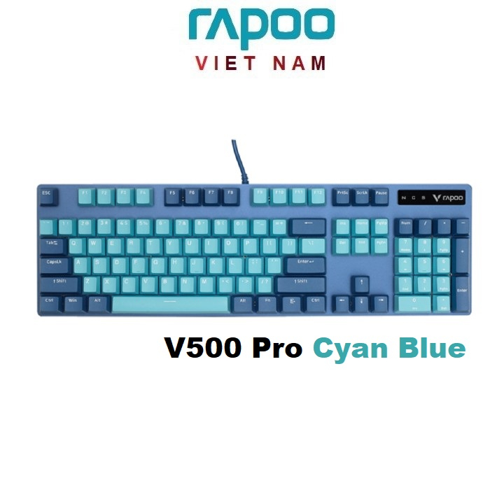 Bàn Phím Cơ Rapoo V500 Pro Yellow Blue (Switch Rapoo) | Shopee Việt Nam