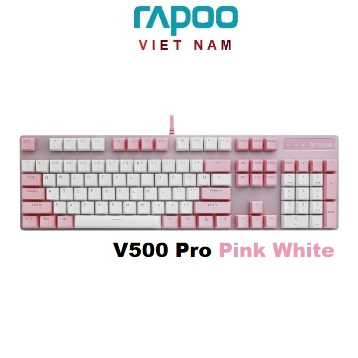Bàn Phím Cơ Rapoo V500 Pro Yellow Blue (Switch Rapoo) | Shopee Việt Nam