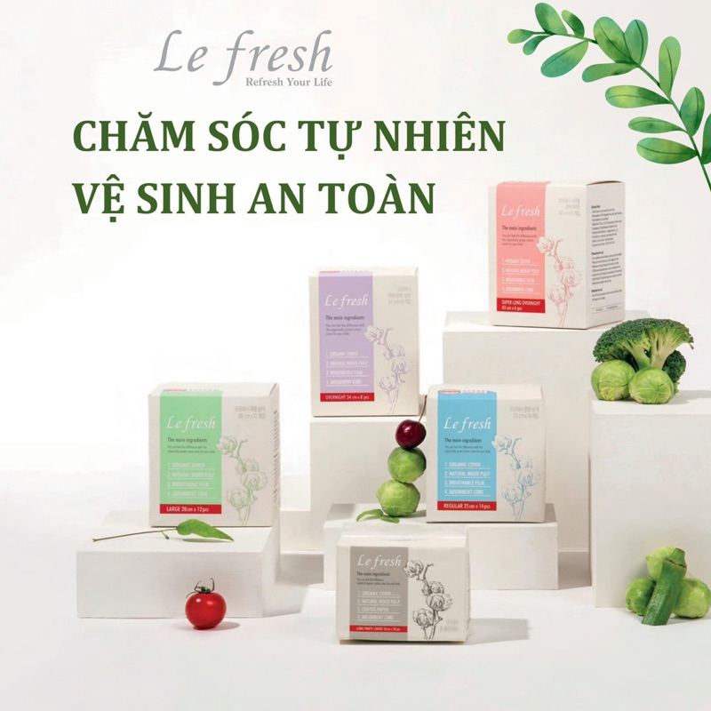 [CHÍNH HÃNG] BĂNG VỆ SINH NỘI ĐỊA HÀN NATURAL BLOSSOM LE FRESH THUẦN ...
