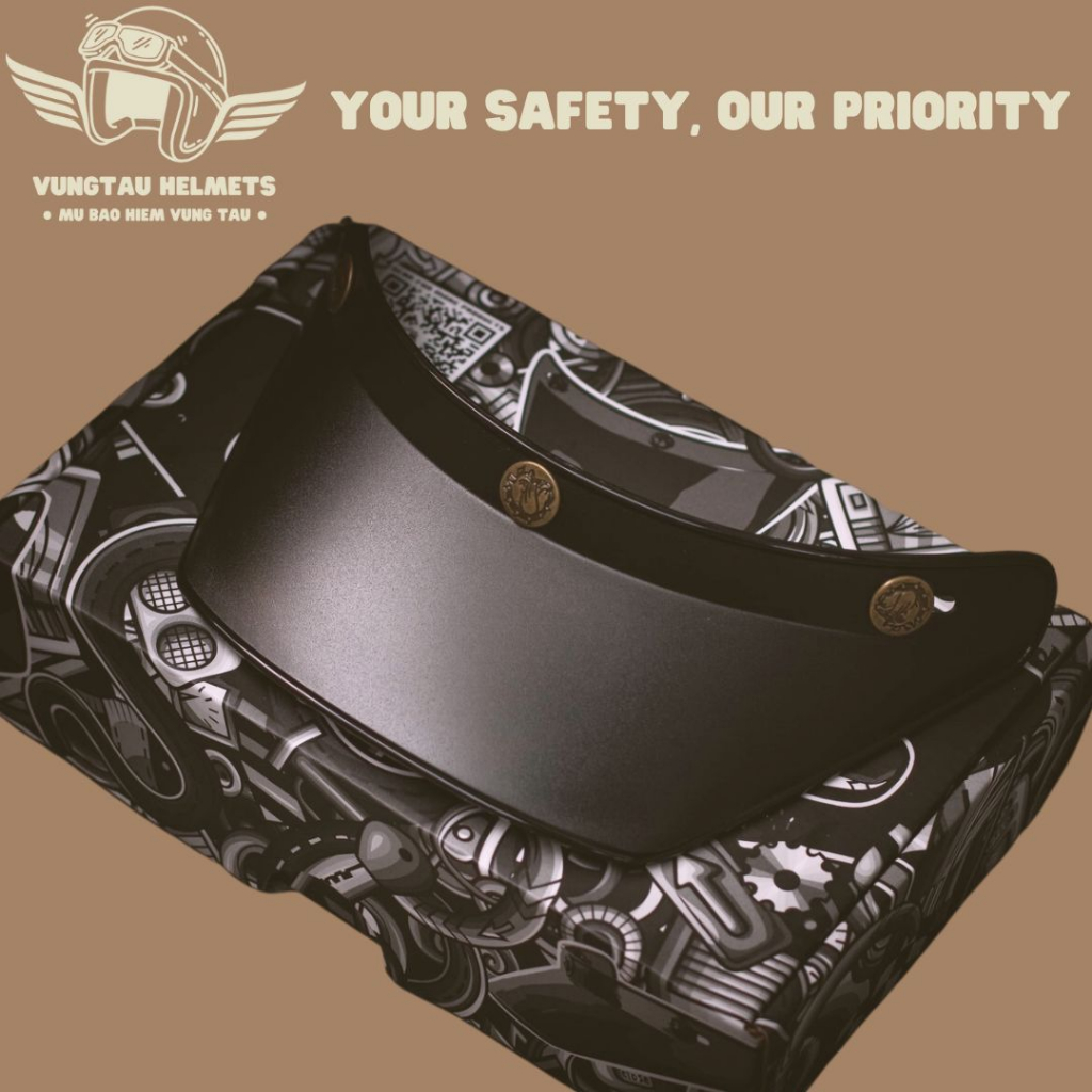 Mái che Bulldog gắn mũ bảo hiểm - VungTau Helmets - Mũ bảo hiểm chính ...