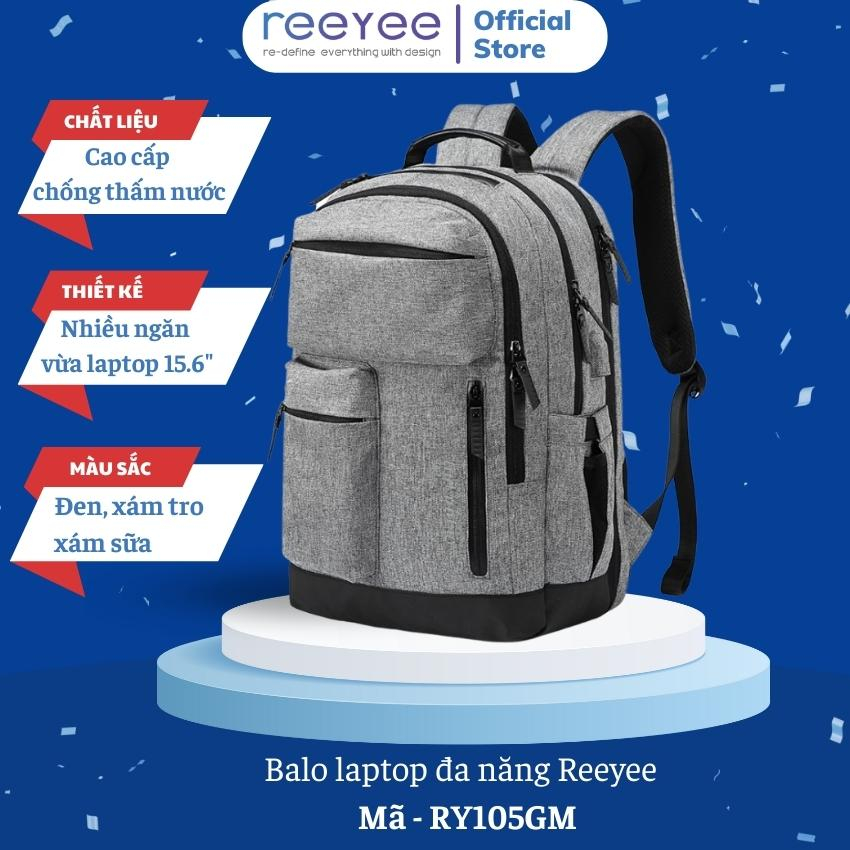 Balo laptop đa năng REEYEE RY105B/GD/GM chống nước thời trang, hiện đại ...