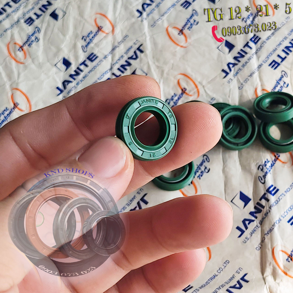 Phớt chặn dầu Janite TG 12*21*5 | Janite TG 12*26*7, phớt sử dụng cho ...