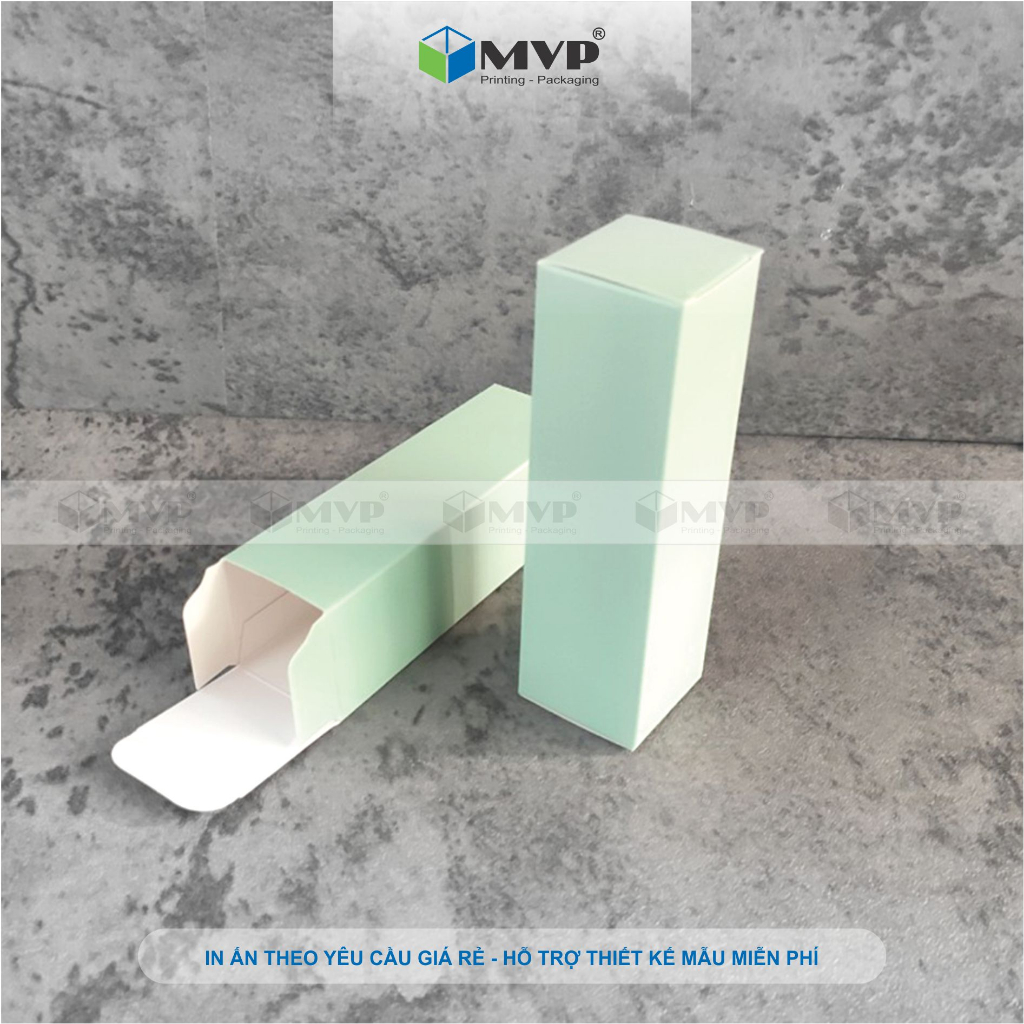 Hộp giấy màu xanh Pastel đựng son môi, tinh dầu, nước hoa - hộp giấy ...