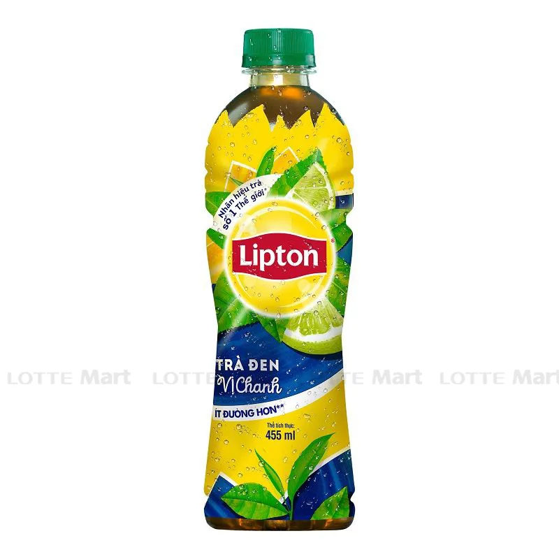 Trà Đen Lipton Vị Chanh Chai 450ml | Shopee Việt Nam