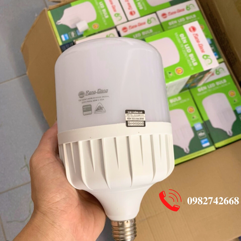 Bóng Led buld trụ 20W 30W 40W 50W Rạng Đông | Shopee Việt Nam