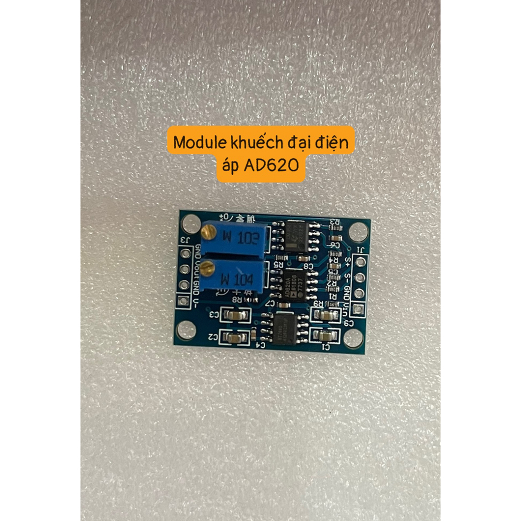 MODULE KHUẾCH ĐẠI ĐIỆN ÁP AD620 | Shopee Việt Nam