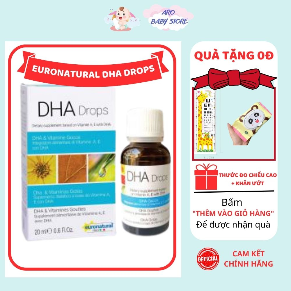 [ DHA K TANH ] Euronatural DHA Drops- Phát Triển IQ, Mắt Sáng Tinh Anh ...