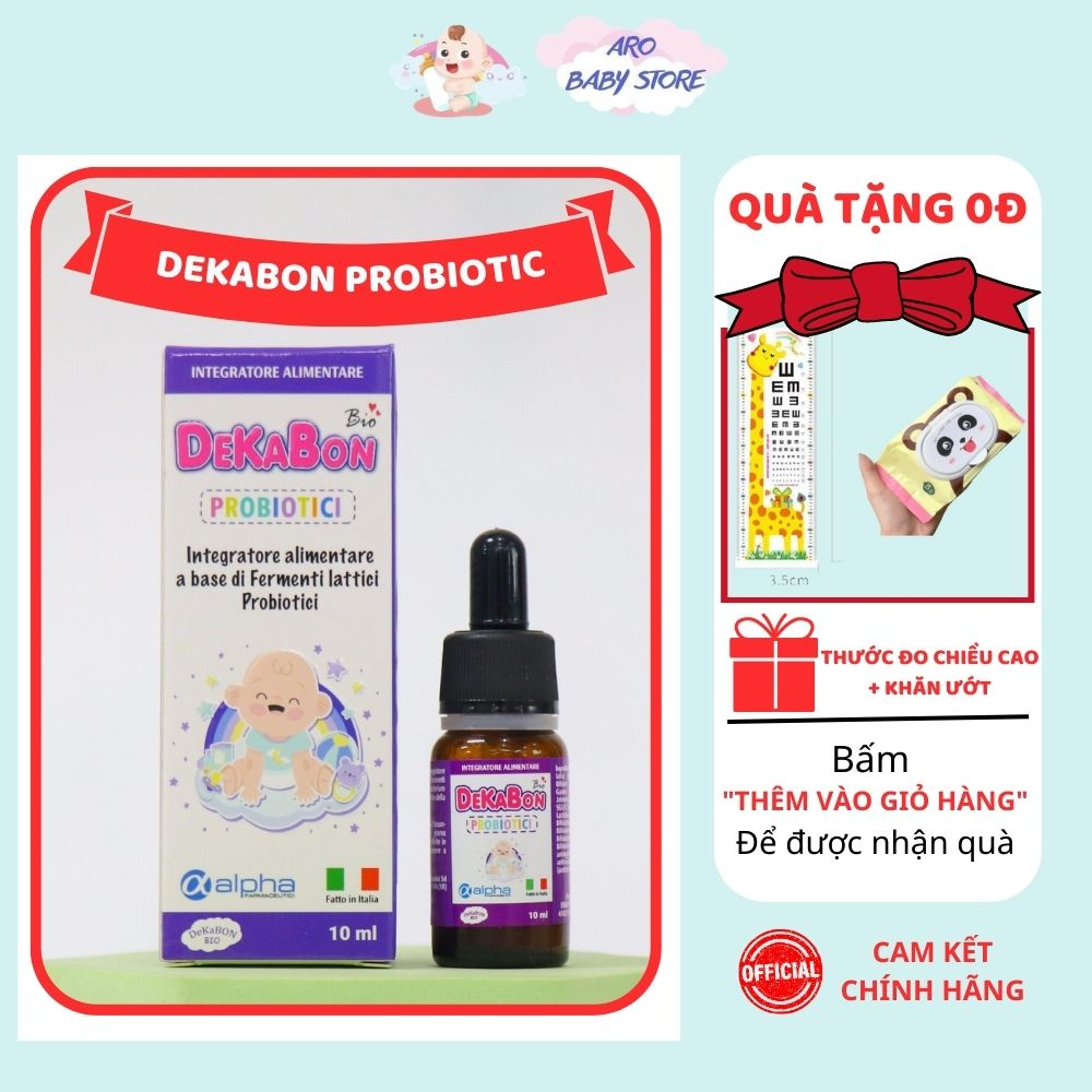 Men vi sinh Dekabon Probiotici 10ml - Tăng cường lợi khuẩn, bổ sung hệ ...
