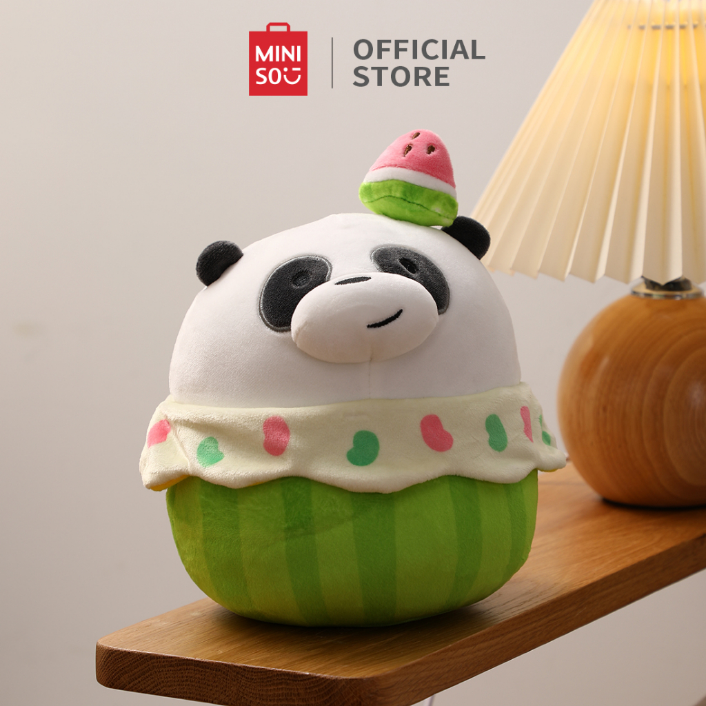 MINISO We Bare Bears 8 inch Dessert Bare Bear Doll Gối Plush Toy ...