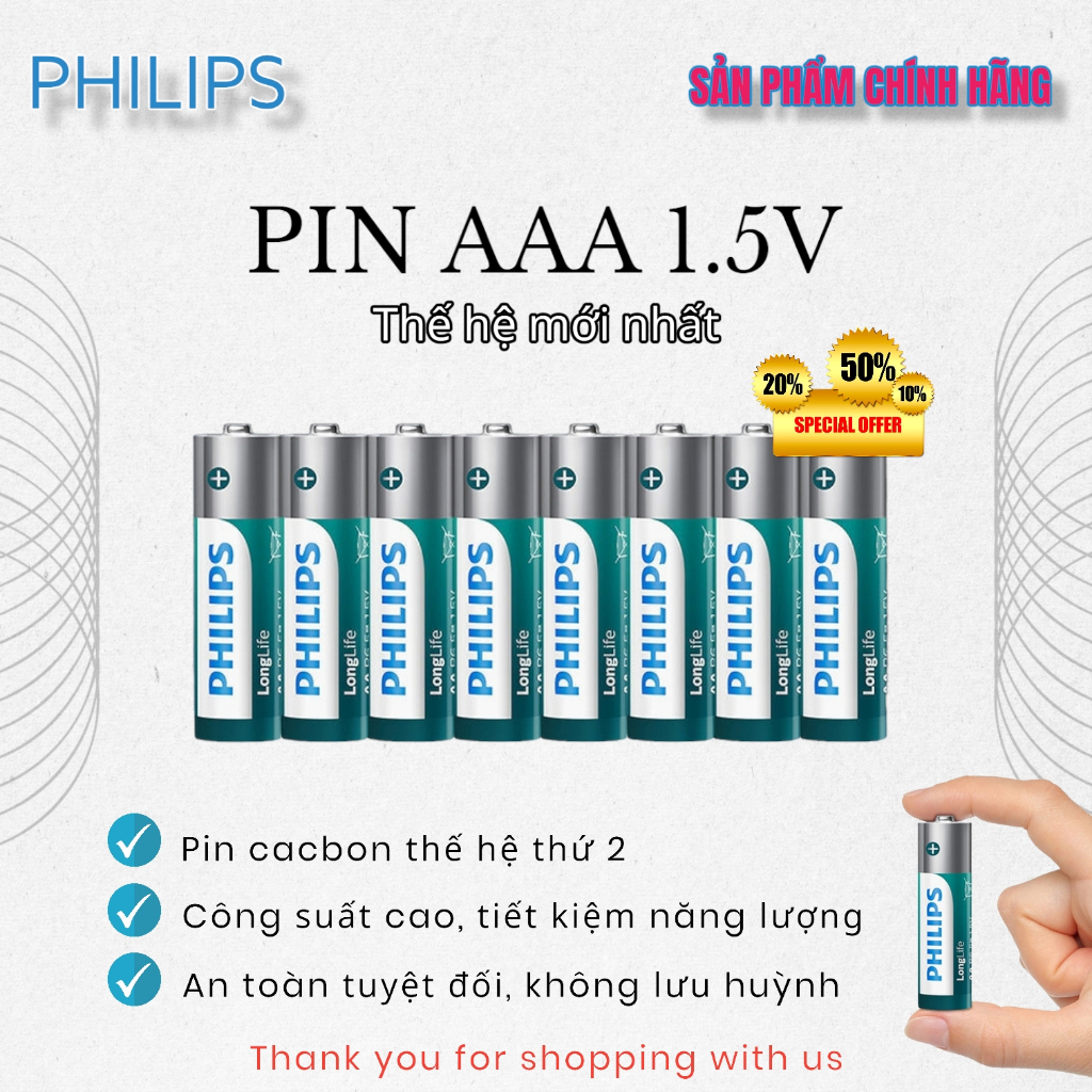 Pin Đũa AAA 3A 1.5V Chính Hãng Siêu Bền Thế Hệ Mới Nhất Dung Lượng Cực ...