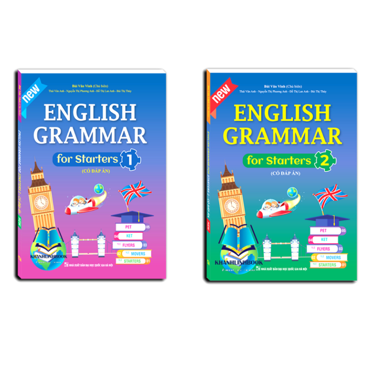 Sách - Combo 2c - English grammar for starters (có đáp án) - trọn bộ ...