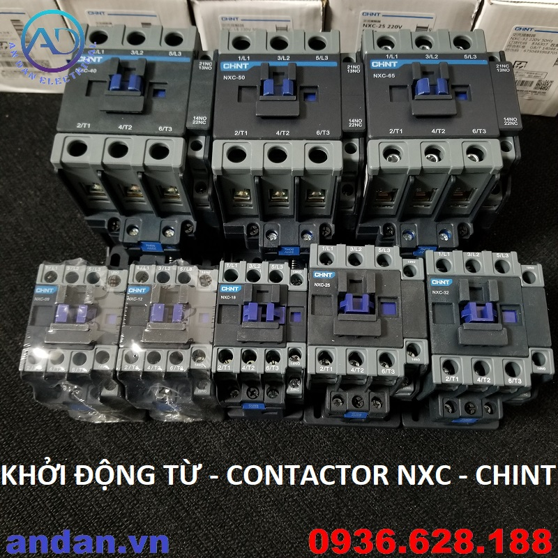 [Chính hãng] Khởi động từ CHINT 9A 12A 18A 25A 32A - Contactor NXC-09 ...